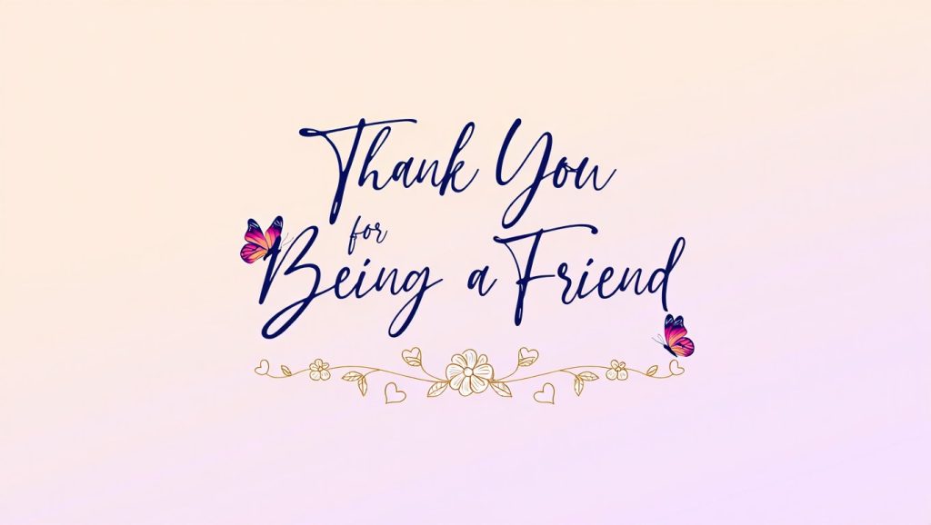 155+ Heartwarming Thank You For Being A Friend Messages