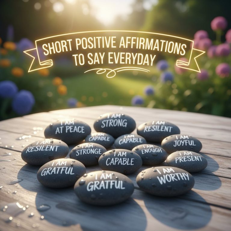 150+ Short Positive Affirmations To Say Everyday: Simple Words That ...