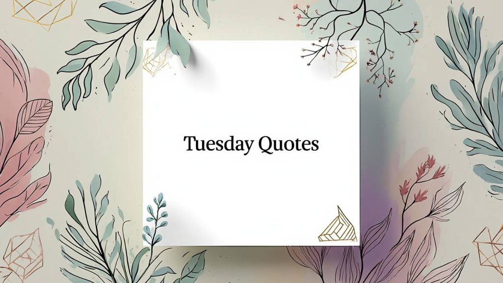120 Great Tuesday Quotes To Make Your Day Better