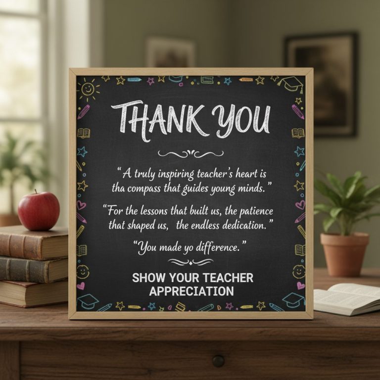 250+ Thank You Quotes To Show Your Teacher Appreciation
