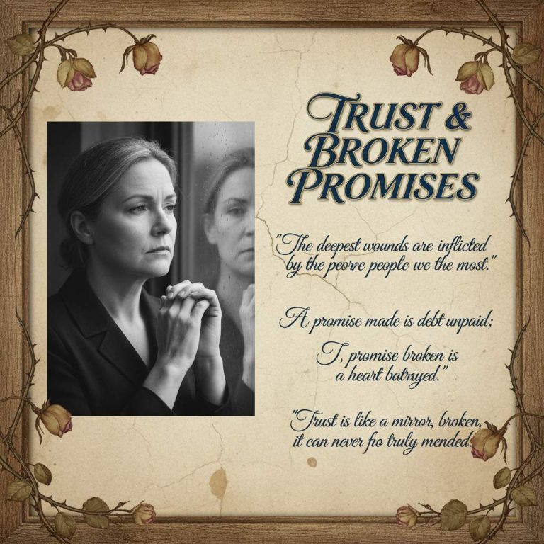 199+ Quotes About Trust And Broken Promises: When Words Lose Their Power